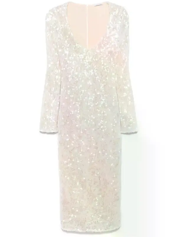 Patrizia Pepe Sequin-embellished Midi Dress