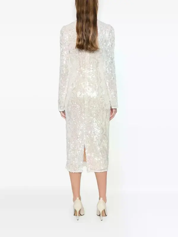 Patrizia Pepe Sequin-embellished Midi Dress