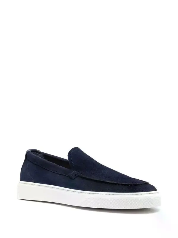 Woolrich Suede Slip-on Boat Shoes