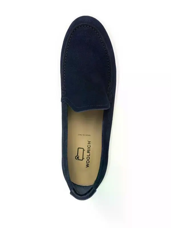Woolrich Suede Slip-on Boat Shoes