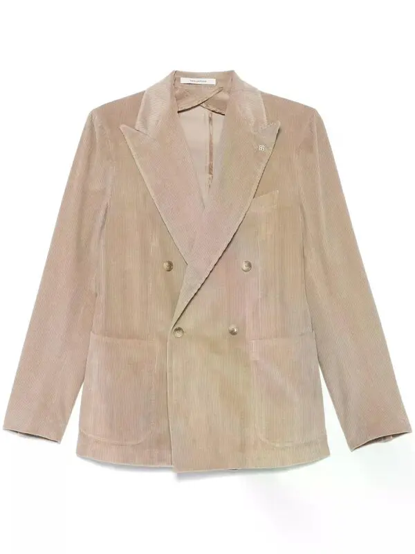Tagliatore Corduroy Blazer - Neutrals