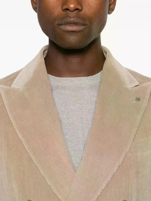 Tagliatore Corduroy Blazer - Neutrals