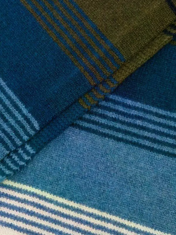 Pringle Of Scotland Striped Lambswool Scarf
