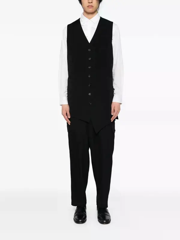 Yohji Yamamoto Asymmetric Wool Waistcoat
