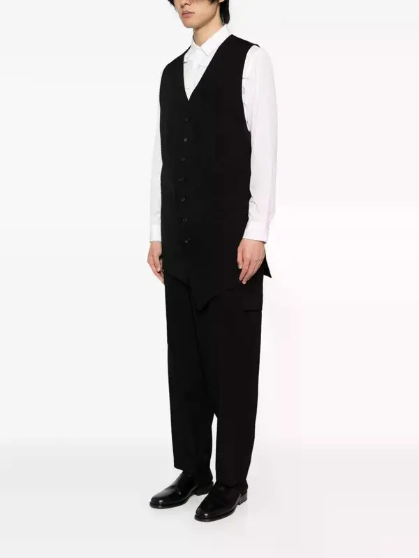 Yohji Yamamoto Asymmetric Wool Waistcoat