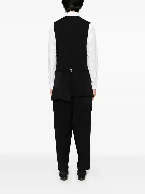 Yohji Yamamoto Asymmetric Wool Waistcoat