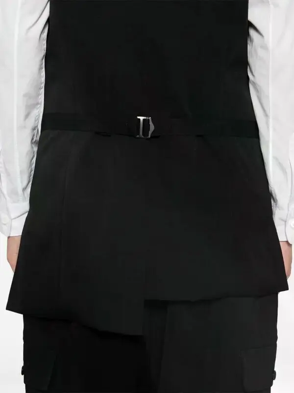 Yohji Yamamoto Asymmetric Wool Waistcoat