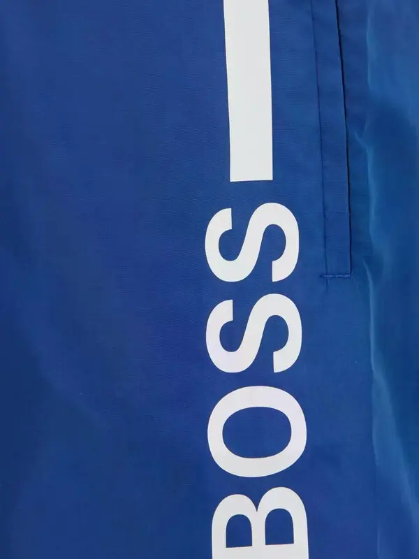 BOSS Logo Swim Shorts - Blue