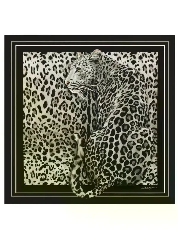 Dolce & Gabbana Leopard-print Scarf