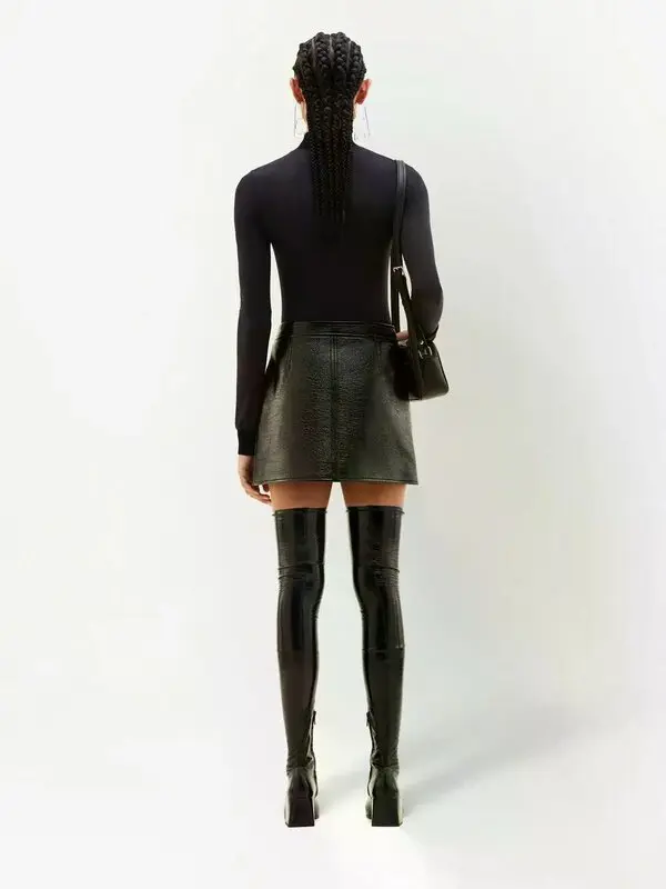 COURREGES Re-edition Second-skin Top - Black
