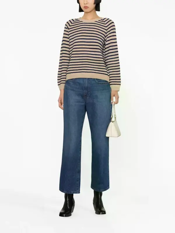 A.p.c. Lilas Striped Wool Jumper