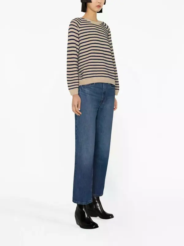 A.p.c. Lilas Striped Wool Jumper