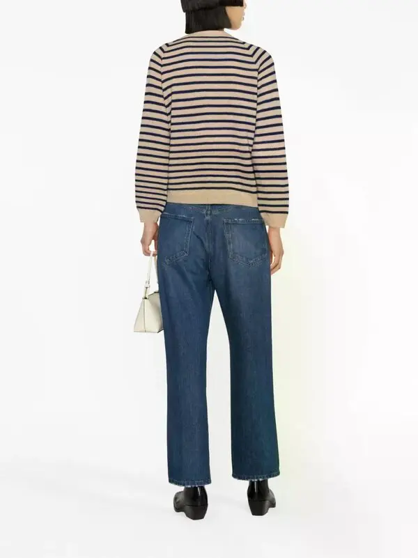 A.p.c. Lilas Striped Wool Jumper