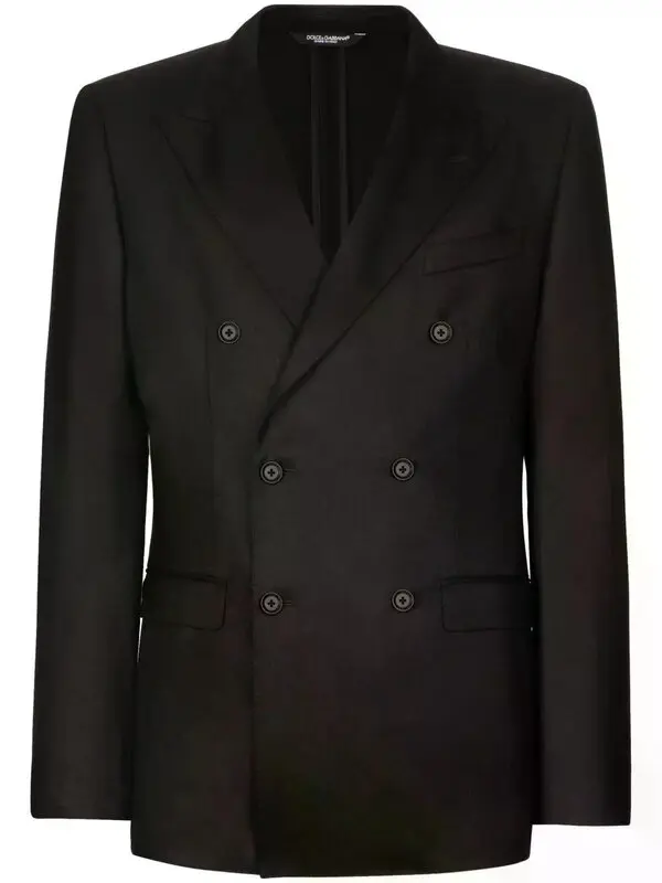 Dolce & Gabbana Double-breasted Virgin-wool Blazer