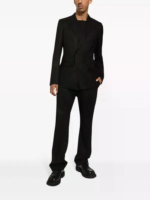Dolce & Gabbana Double-breasted Virgin-wool Blazer