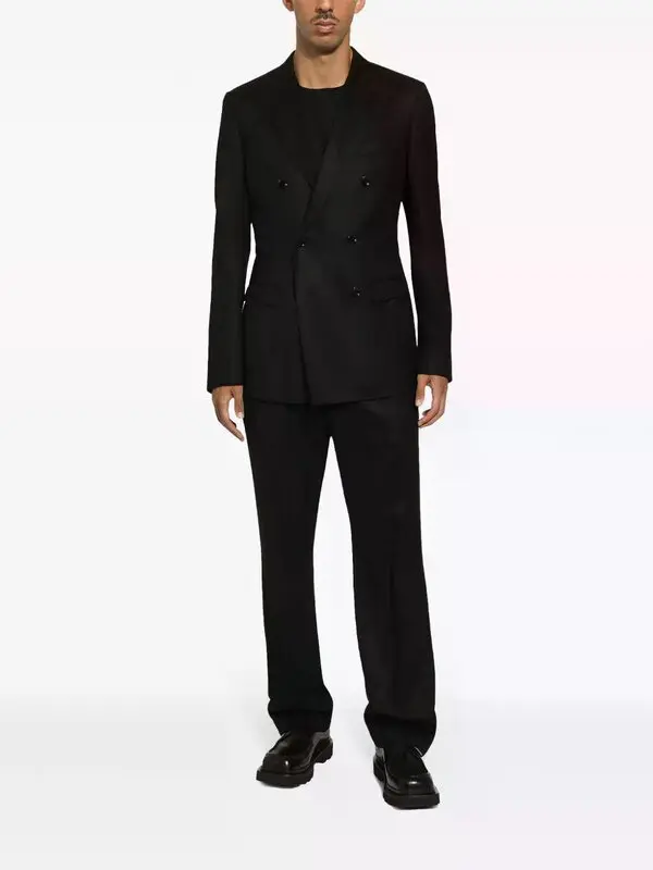 Dolce & Gabbana Double-breasted Virgin-wool Blazer