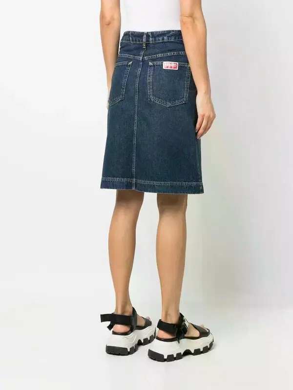 Kenzo Knee-length Denim Skirt
