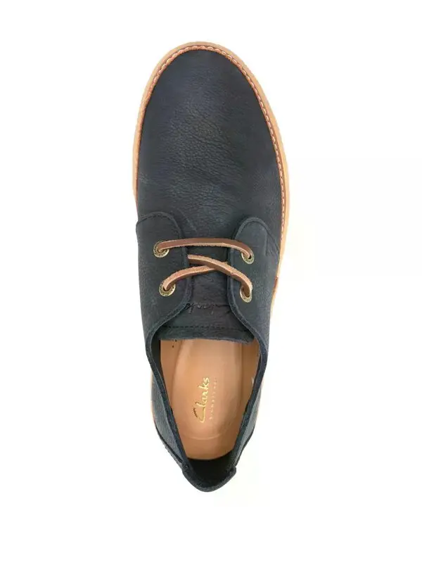 Clarks Clarkwood Nubuck Leather Sneakers