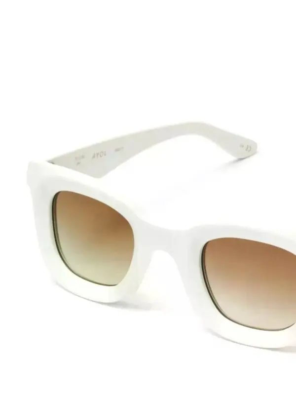 Kàdor Joya Square-frame Sunglasses - White