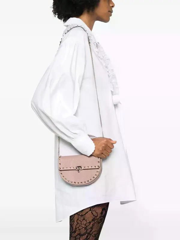 Valentino Garavani Rockstud Crossbody Bag - Neutrals