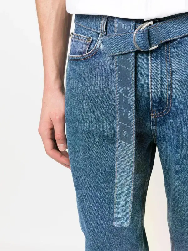 Off-White Industrial Slim-fit Jeans