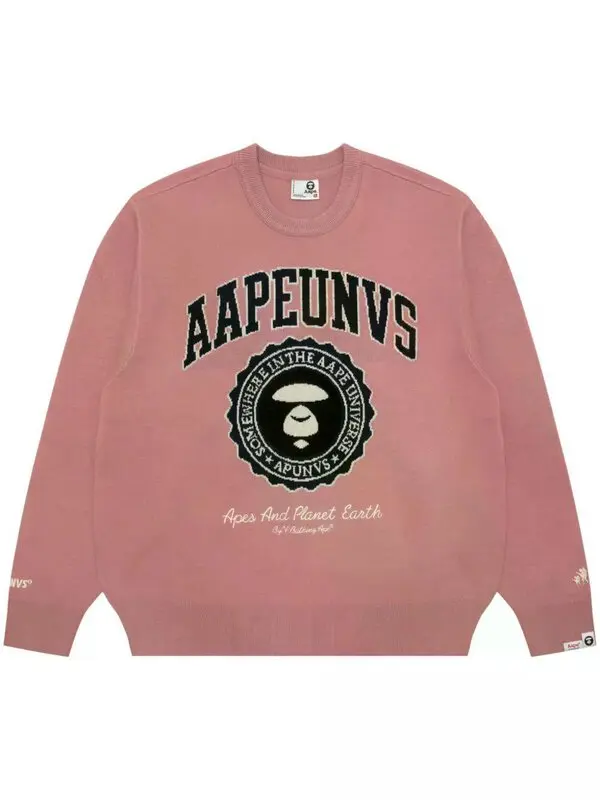 AAPE BY *A BATHING APE Embroidered-logo Sweater