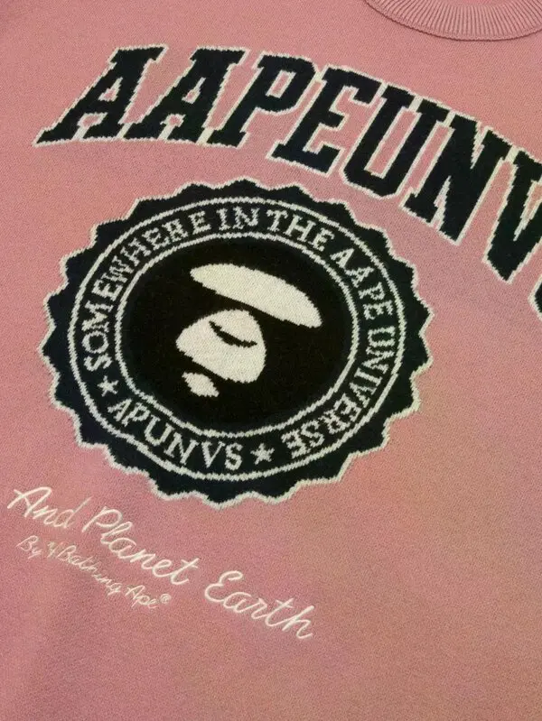 AAPE BY *A BATHING APE Embroidered-logo Sweater