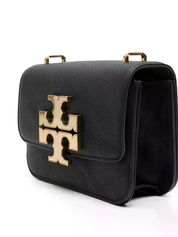 Tory Burch Logo-plaque Leather Crossbody Bag - Black