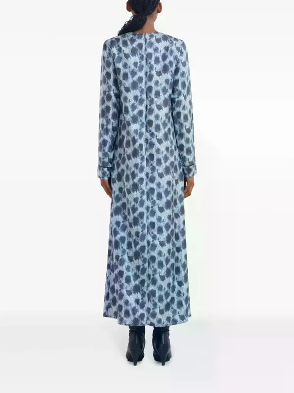Marni All-over Print Silk Dress