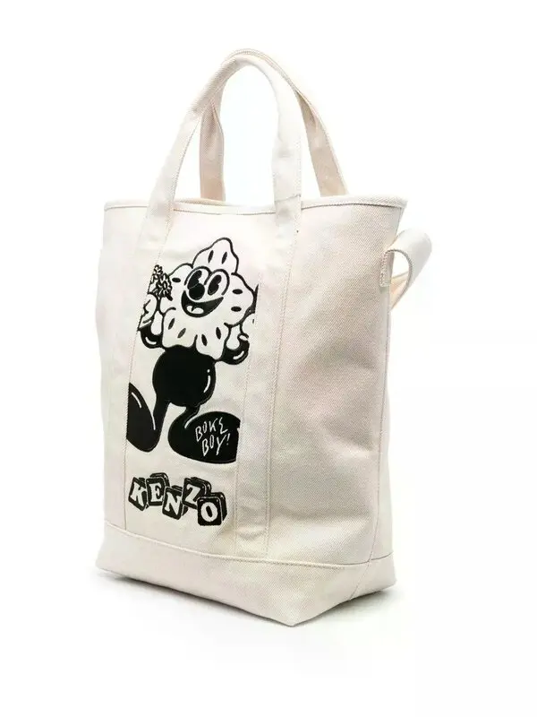 Kenzo Logo-patch Tote Bag