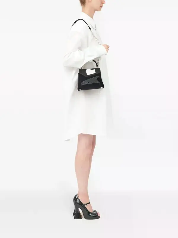 MAISON MARGIELA Small Snatched Suede Tote Bag
