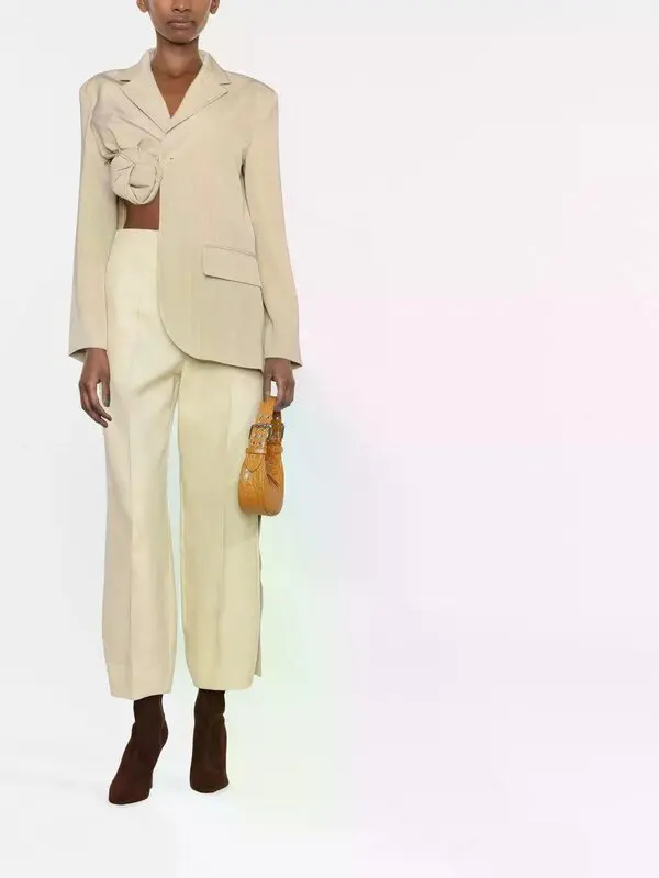 Jacquemus Baccala Asymmetric Cropped Blazer