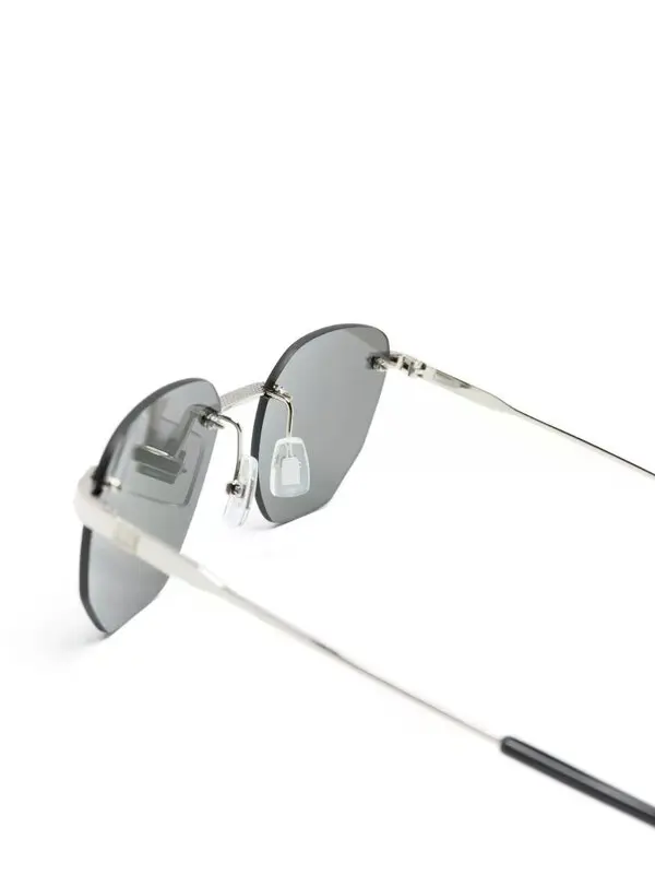 Dunhill Geometric-frame Sunglasses - Silver