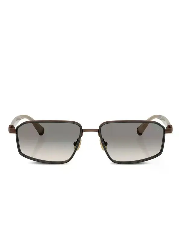 Brunello Cucinelli Rectangle-frame Sunglasses
