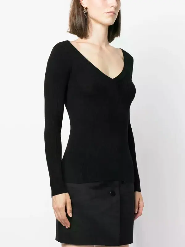 P.a.r.o.s.h V-neck Wool Sweatshirt