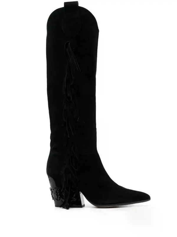 Philipp Plein Calf-leather Cowboy Boots
