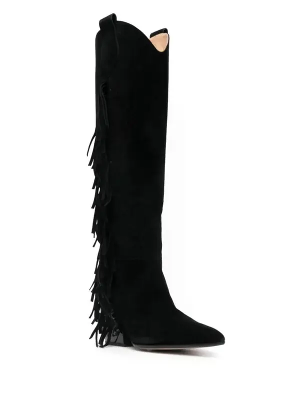 Philipp Plein Calf-leather Cowboy Boots