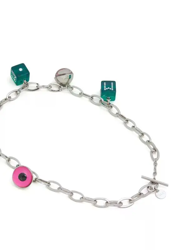Marni Dice-motif Charm Necklace