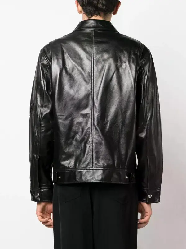 Helmut Lang Zip-up Leather Jacket