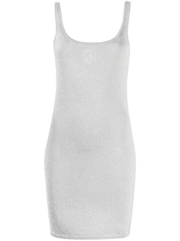Alexander Wang Logo-embossed Tank Dress