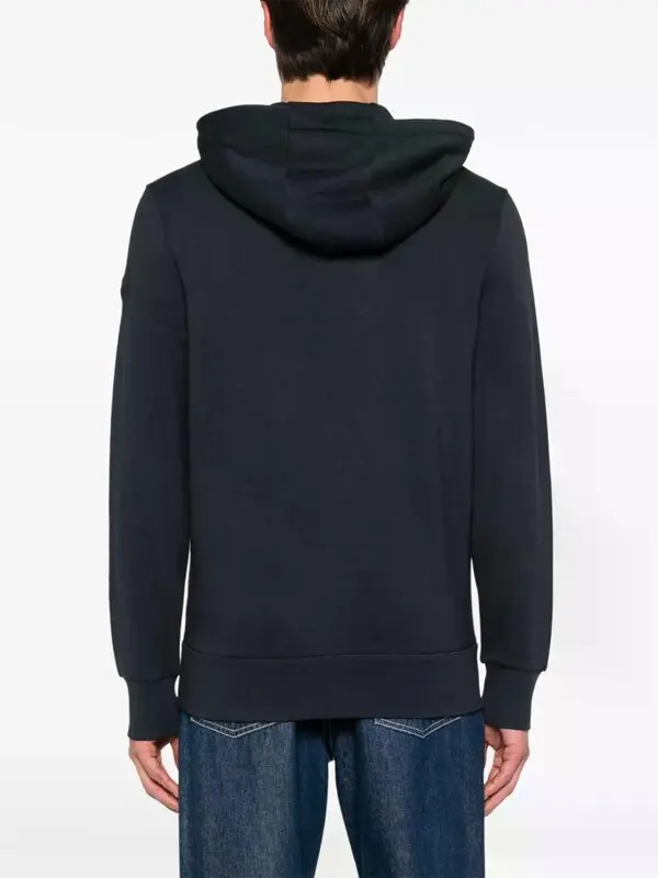 Moncler Logo-appliqué Zipped Hoodie