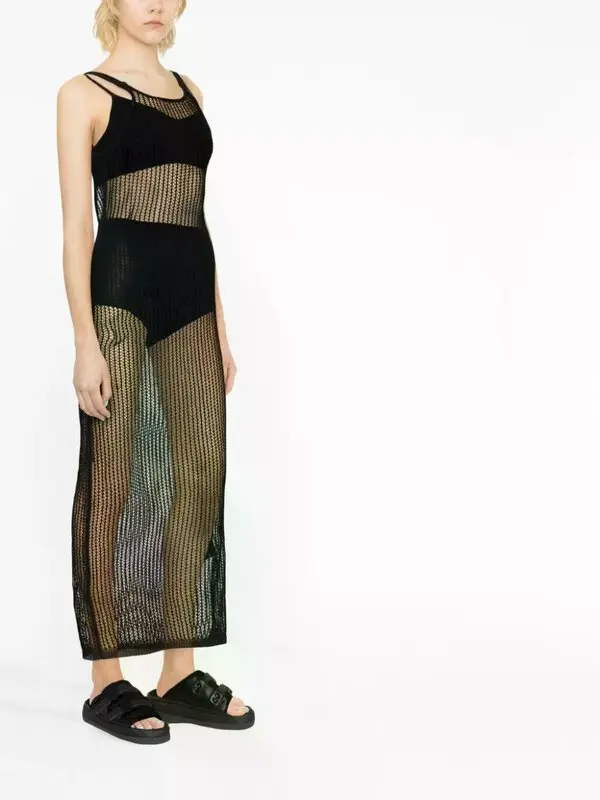 Heron Preston Open-knit Dress