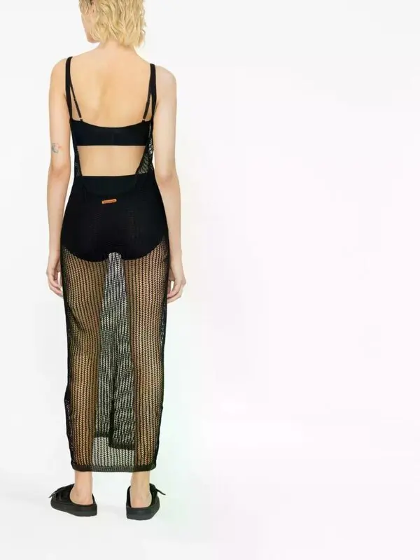 Heron Preston Open-knit Dress