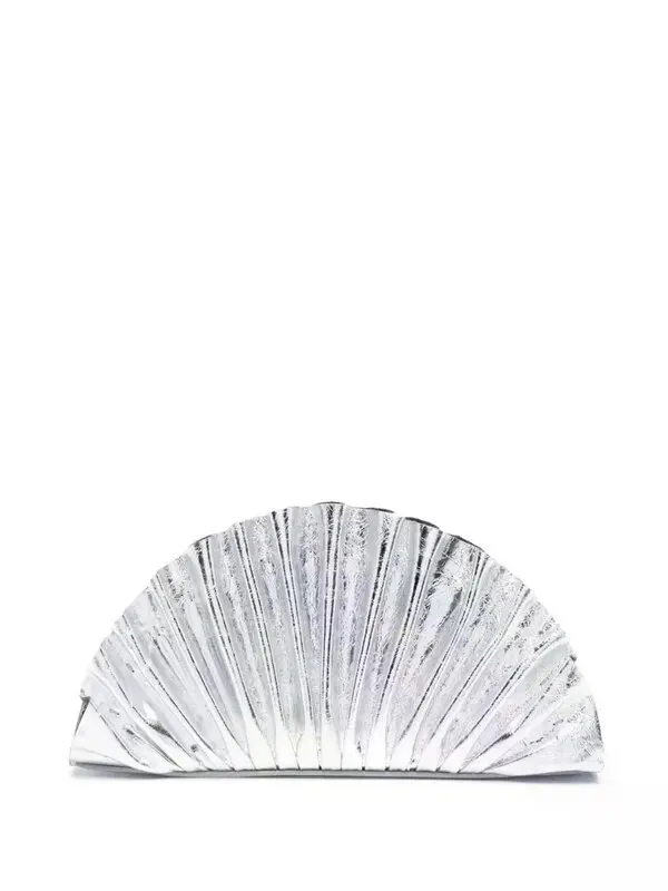 Cult Gaia Nala Mini Clutch Bag - Silver