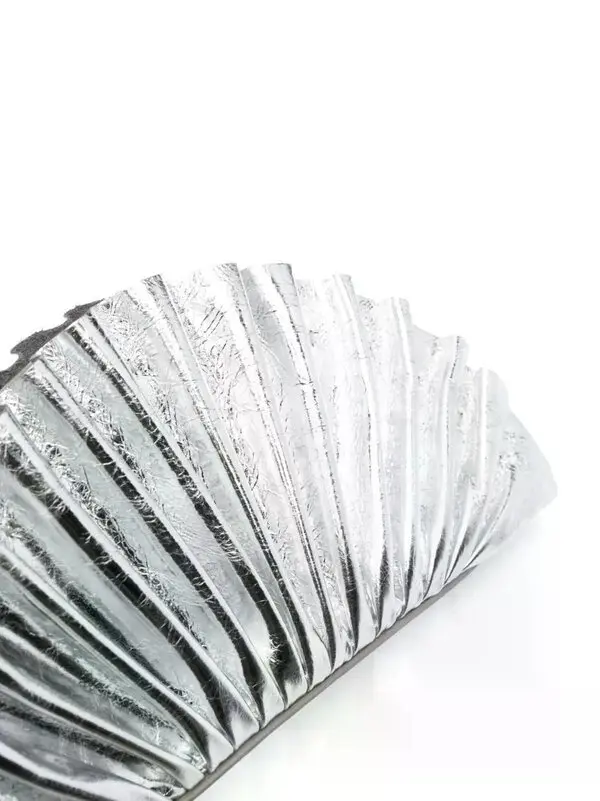 Cult Gaia Nala Mini Clutch Bag - Silver