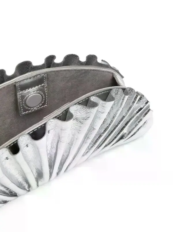 Cult Gaia Nala Mini Clutch Bag - Silver