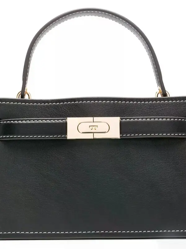 Tory Burch Small Lee Radziwill Tote - Black