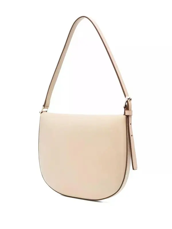 Savette Tondo Leather Shoulder Bag - Neutrals