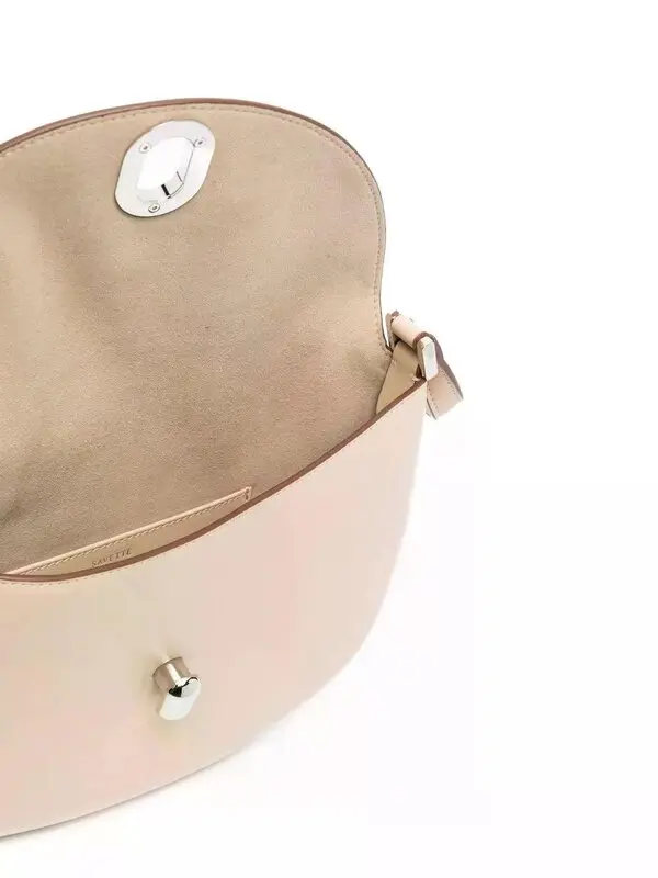 Savette Tondo Leather Shoulder Bag - Neutrals