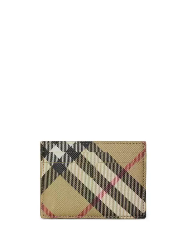 Burberry Check Cardholder - Neutrals